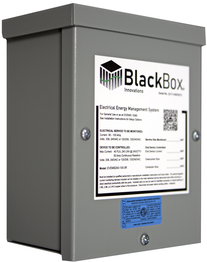 Electric Vehicle Energy Manager for Service Sizes 60 - 100A and up to ...